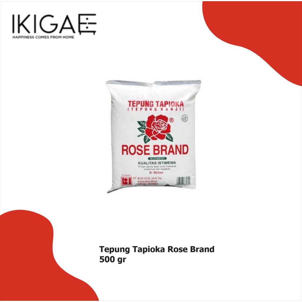 Jual ROSE BRAND TEPUNG TAPIOKA / TEPUNG KANJI 500 GR | Shopee Indonesia