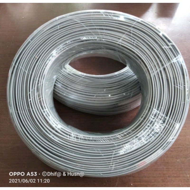 Jual KABEL LINE TELEPON 100MTR (isi 4) 1 ROLL / 100M | Shopee Indonesia