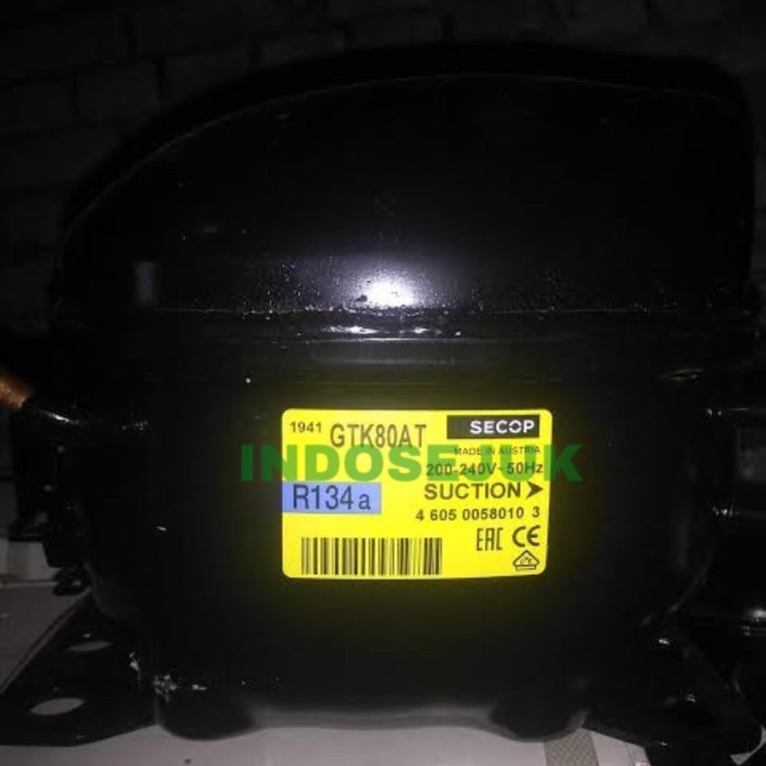 Jual COMPRESOR KOMPRESOR SECOP GTK80AT DANFOSS 1/5PK R134 / COMPRESSOR DANFOSS SECOP | Shopee ...