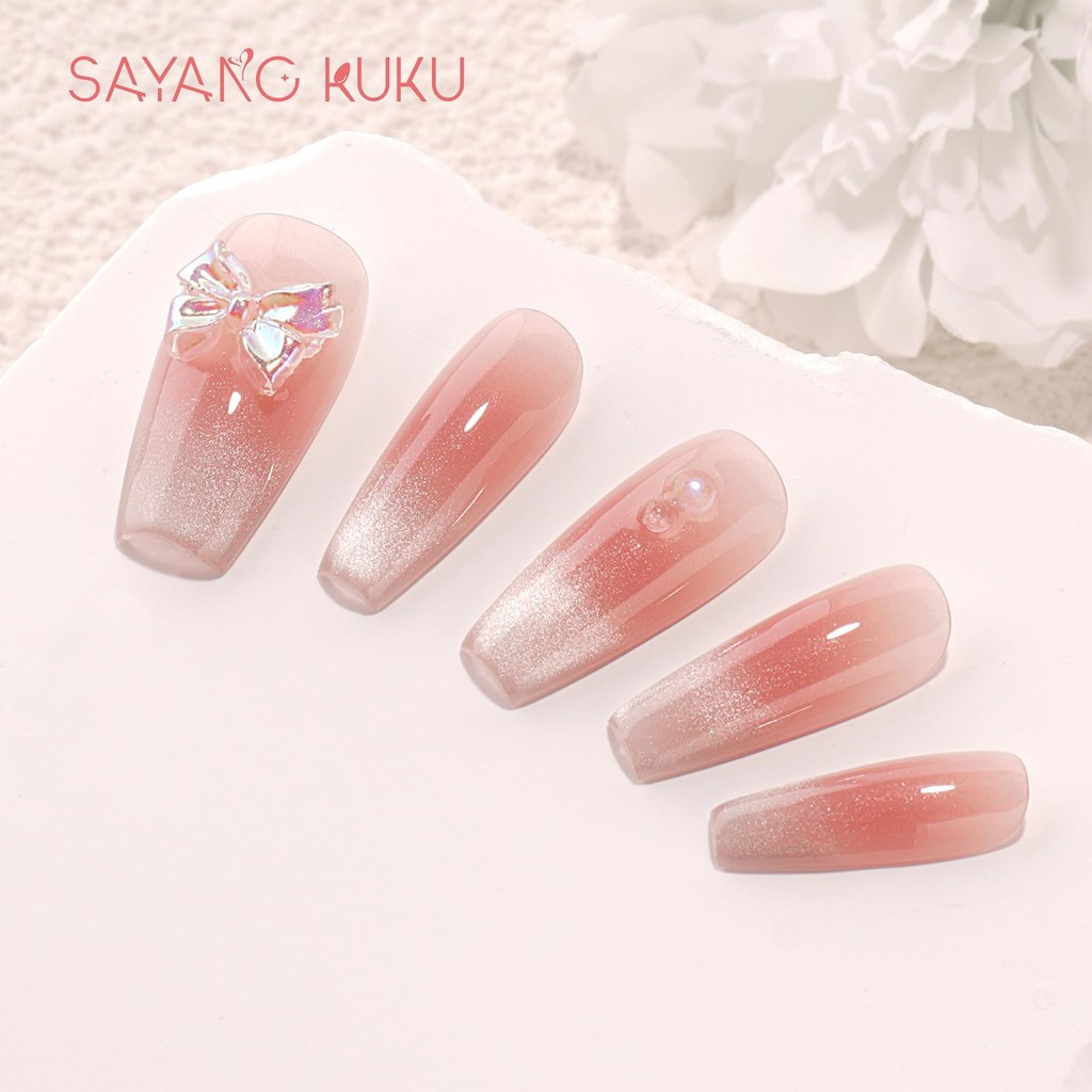 Jual [Beli 3 dapat 7] Sayang Kuku x Miniso 3D Kuku Palsu Ombre - 10pcs ...