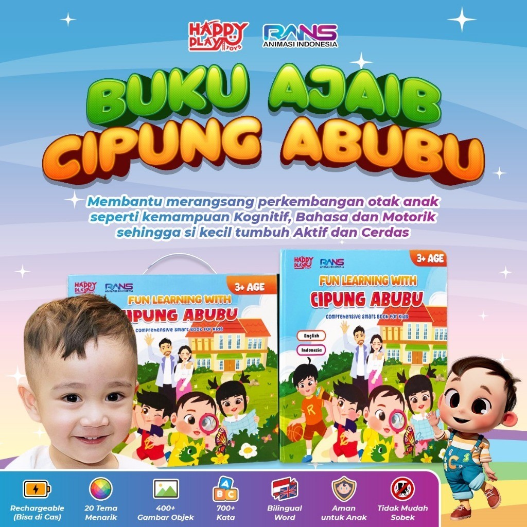 Jual Buku Ajaib Cipung - Buku Edukasi Anak Cipung Abubu - Smart Book ...