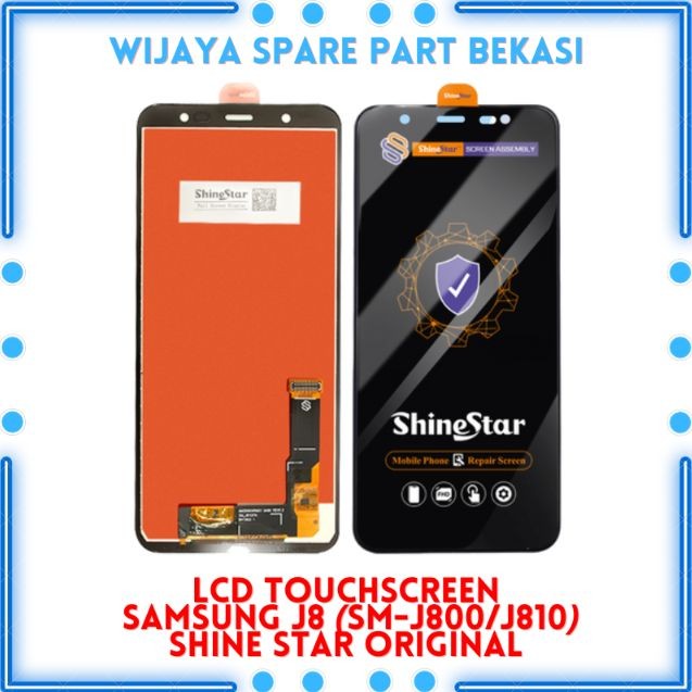 Jual LCD TOUCHSCREEN SAMSUNG J8 SHINE STAR (SM-J800/J810) BLACK ...