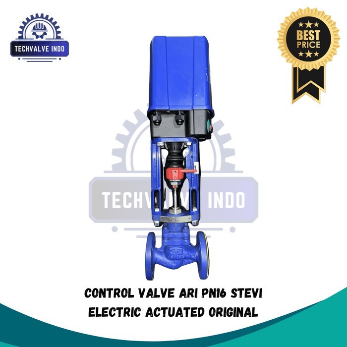 Jual CONTROL VALVE ARI 1 1/4" INCH STEVI ELECTRIC ACTUATED PN16 ...