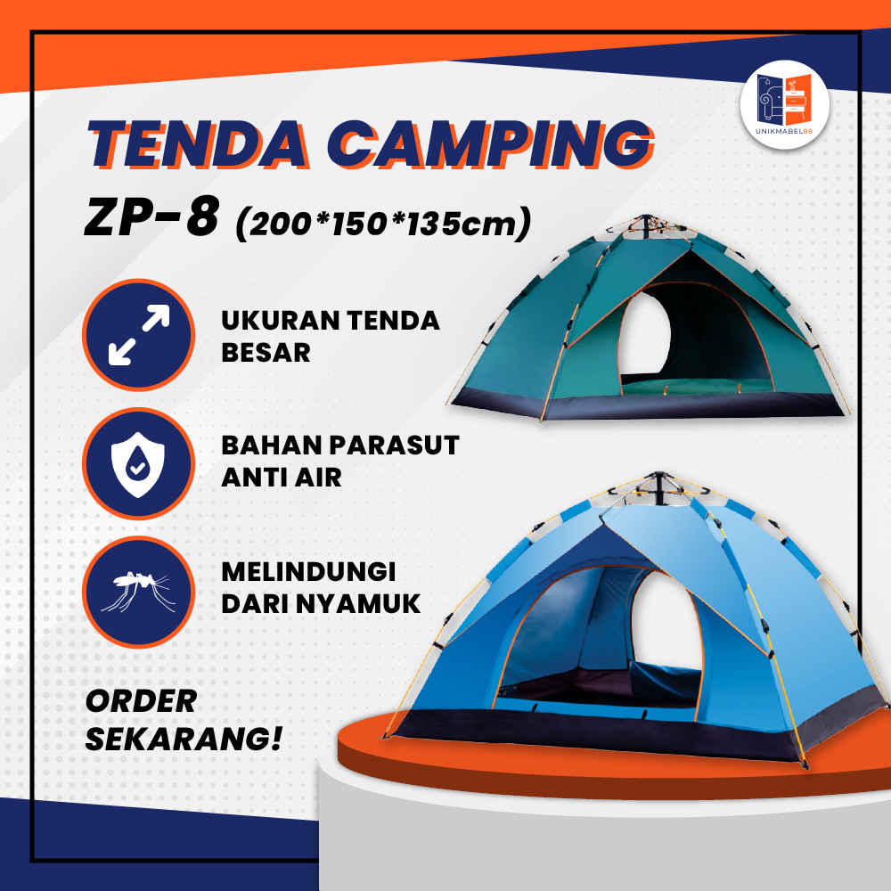 Jual EG35TJ Tenda Hiking Tenda Camping Lipat Tenda Camping Biru Tenda ...