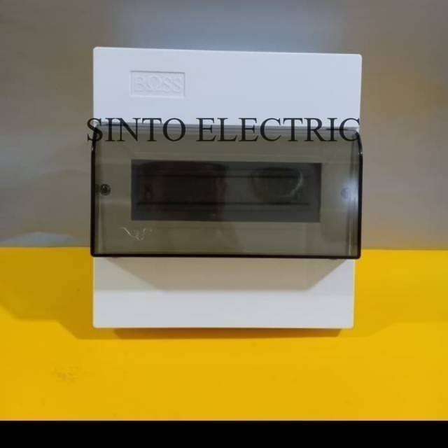 Jual BOSS MCB Box 8 Group Inbow Putih | Shopee Indonesia