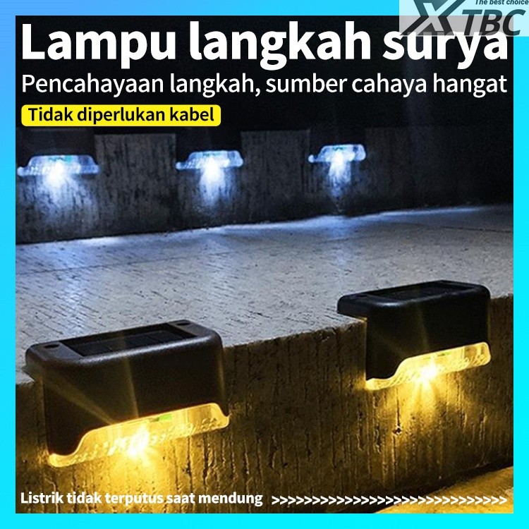 Jual XTBC Lampu Led Tangga Tenaga Surya Lampu Solar Outdoor Lampu Pagar ...