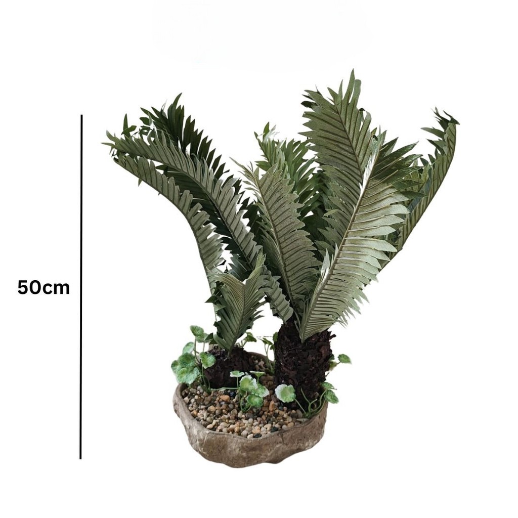 Jual VT - Pohon Palem Sagu Dekorasi Bahan Plastik Tanaman Daun ...