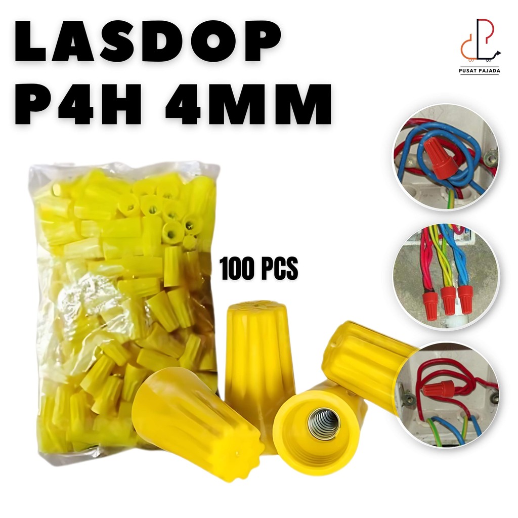Jual Lasdop P4 Terminal Penyambung Kabel Putar 4MM Electrical Connector ...