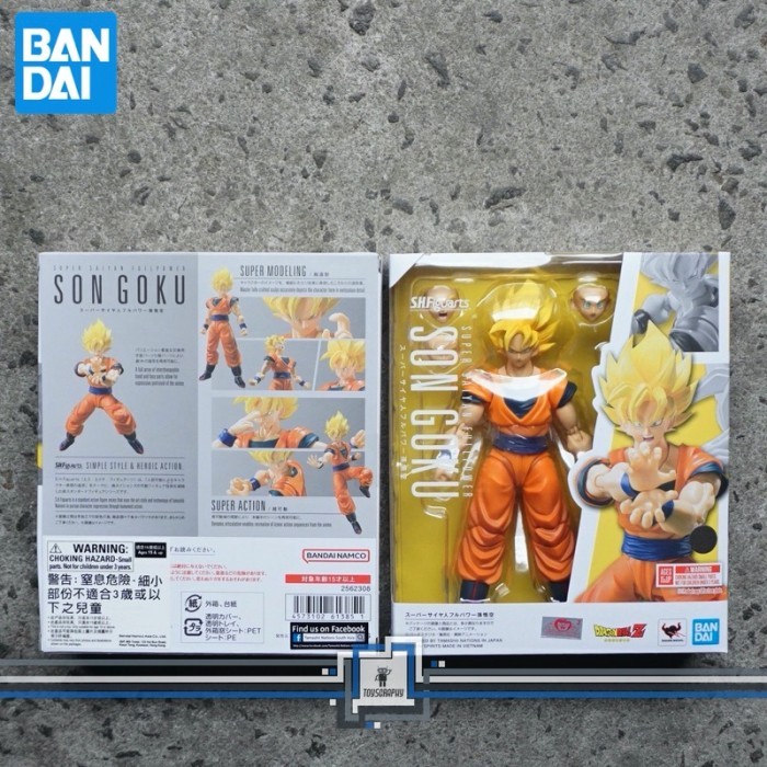 Jual S.H.Figuarts SHF Super Saiyan Full Power Son Goku Dragon Ball Z ...