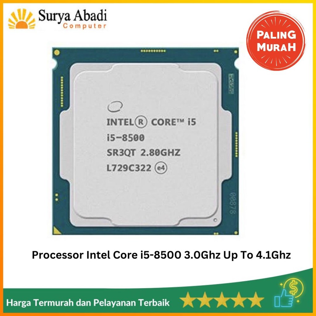 Jual Intel Core i5-8500 3.0Ghz Up To 4.1Ghz - Cache 9MB Tray LGA 1151 ...