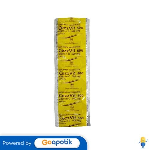 Jual Cezzvit 500 Strip 10 Kapsul | Shopee Indonesia