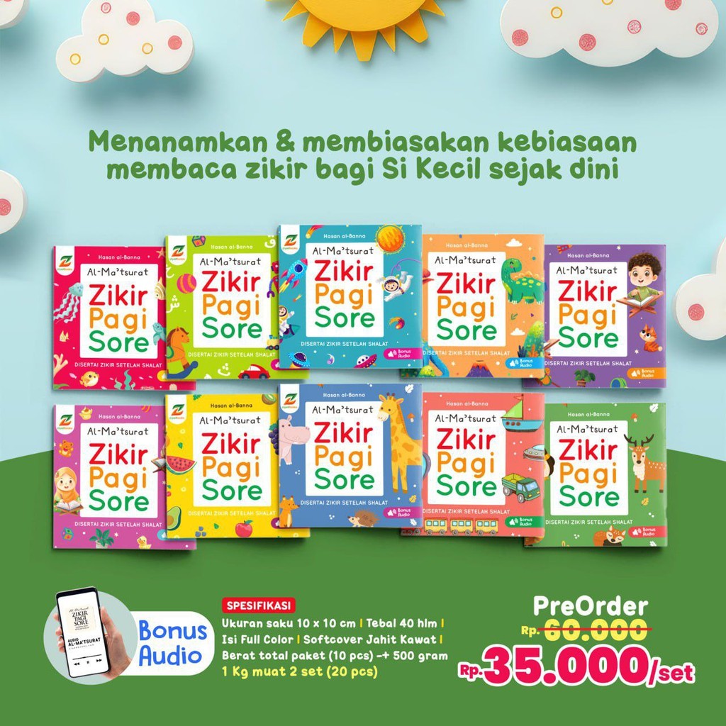 Jual AL-MA’TSURAT ANAK ZIKIR PAGI SORE- BUKU ISLAMI ZIYAD BOOKS ...