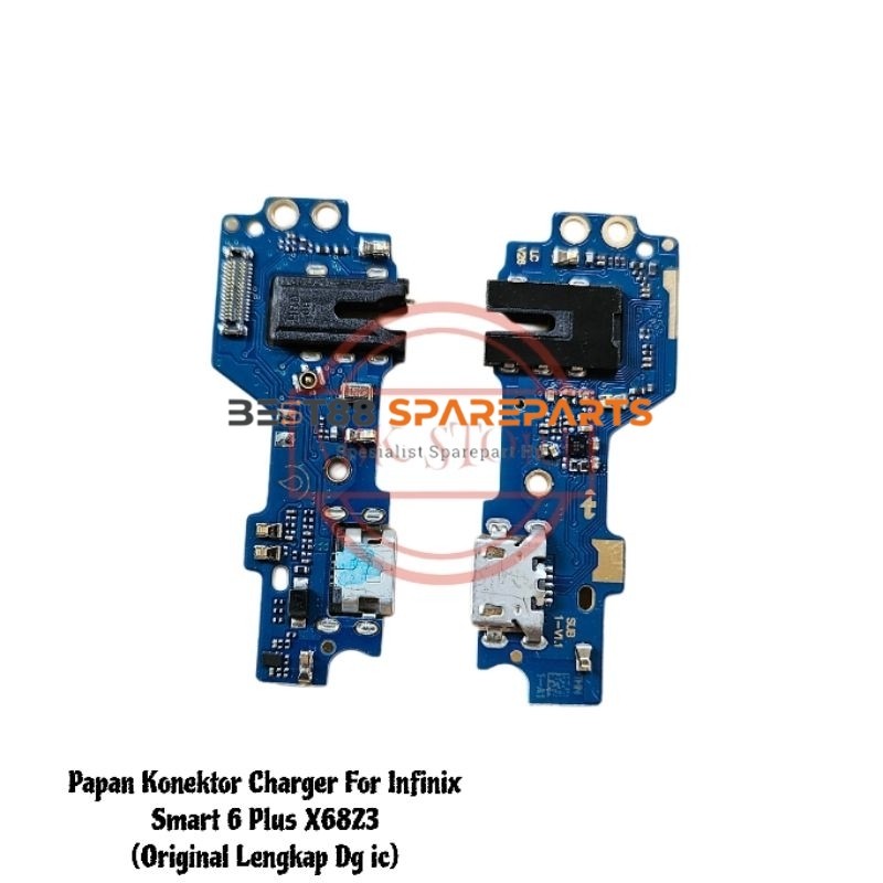 Jual Flexibel Konektor Charger / Papan Con Cas Infinix Smart 6 Plus X6823 Original ( BEST88 ...
