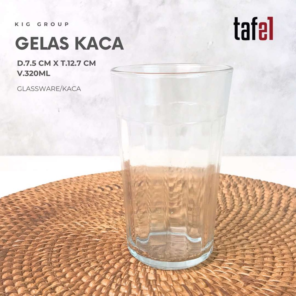 Jual Gelas Kaca Es Teh 320 ml isi 1 | Shopee Indonesia