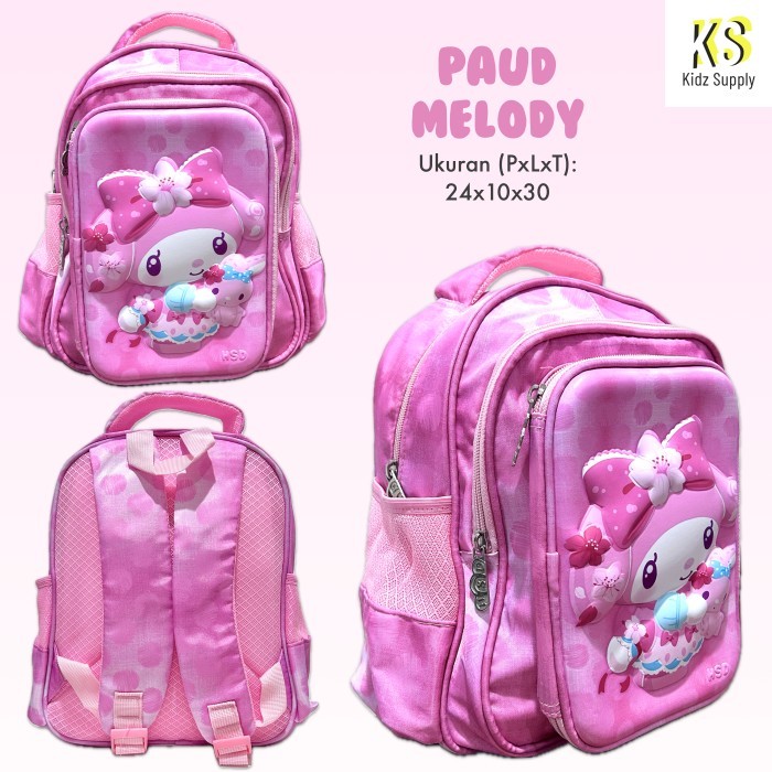 Jual Kids Collection- Tas Ransel Sanrio Anak TK SD Anak Perempuan Ransel Sekolah Anak Kuromi ...