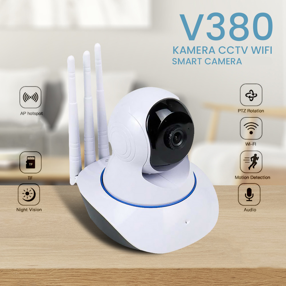 Jual V380 Kamera CCTV WiFi PTZ Smart Camera 720P - Q5 Pro | Shopee ...