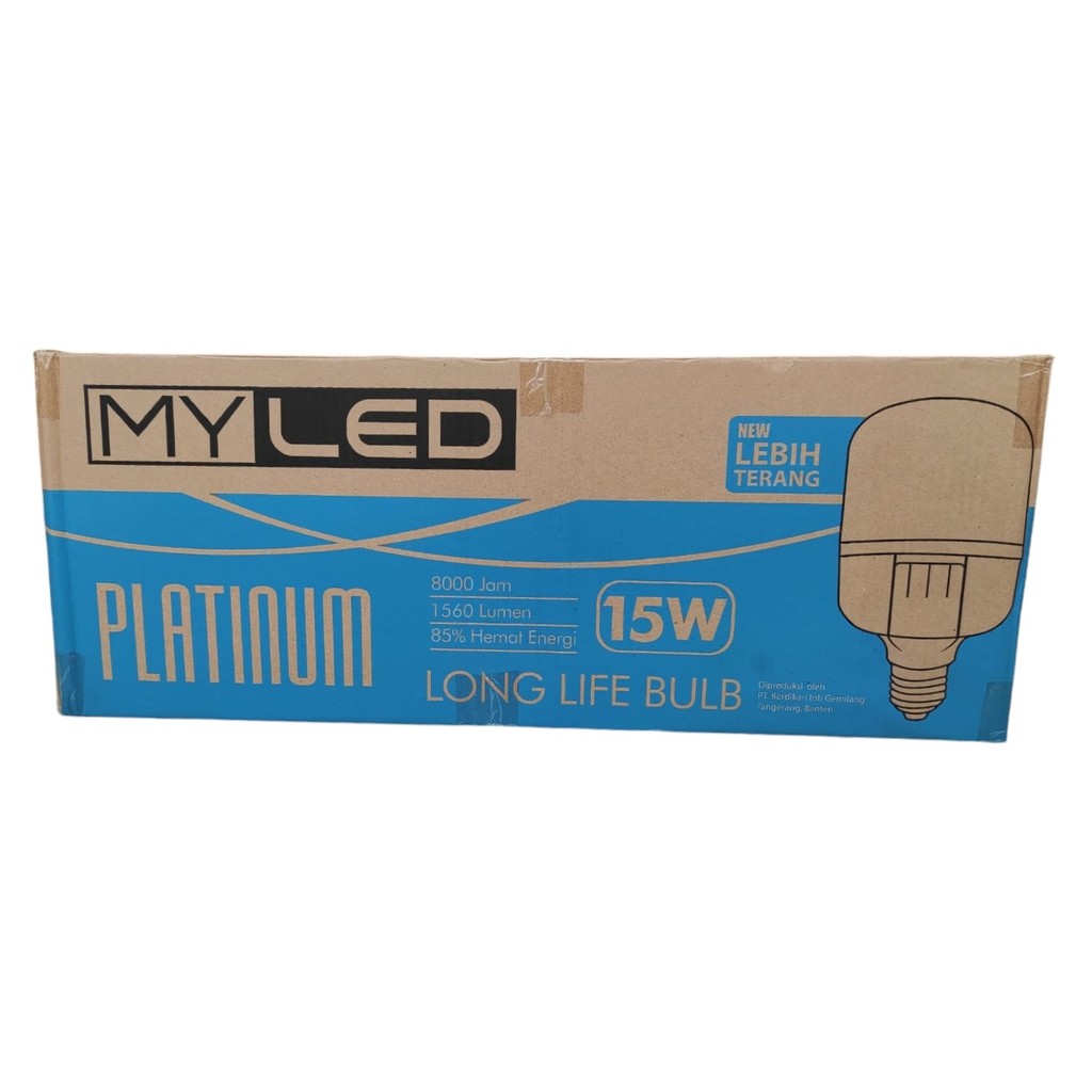 Jual Lampu LED MyLed Platinum 15 Watt W 1 Dus Kardus Karton Koli isi ...