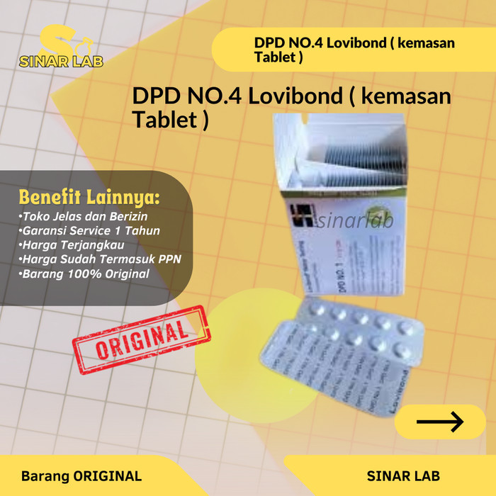 Jual DPD NO.4 Lovibond ( kemasan Tablet ) | Shopee Indonesia