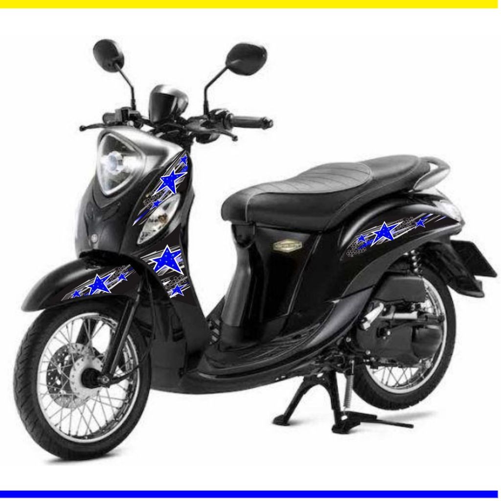 Jual MOTIF TERBARU / STRIPING VARIASI LIS MIO FINO MOTIF BARU STIKER ...