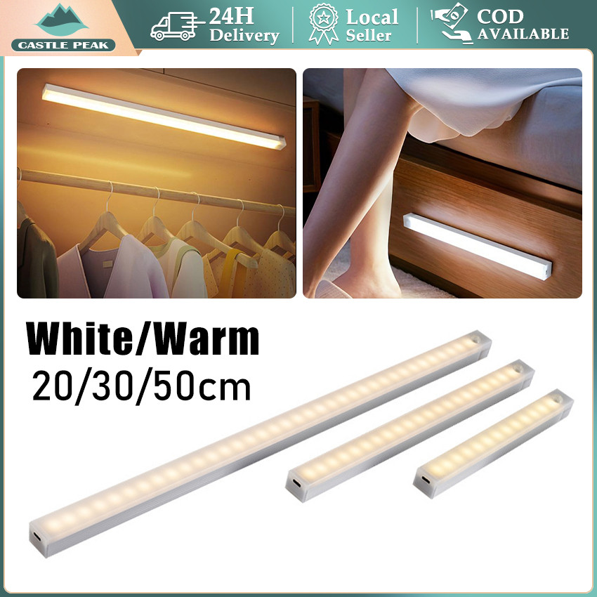 Jual 20/30/50CM Lampu Sensor Gerak Magnetic Motion Sensor Lampu Stick ...