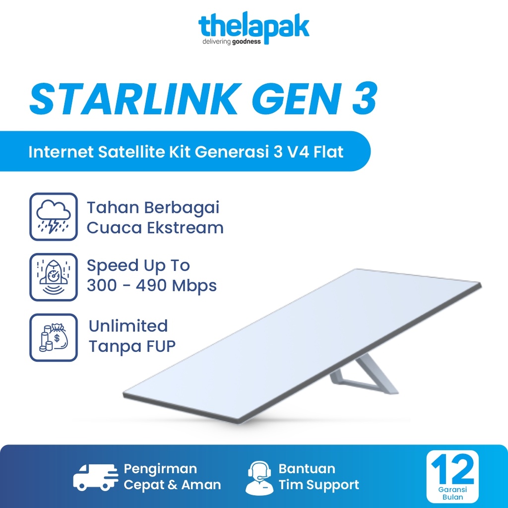 Jual Starlink Gen 3 V4 WiFi6 Internet Kit Flat Satellite Antenna & WiFi Router Ki | Shopee Indonesia