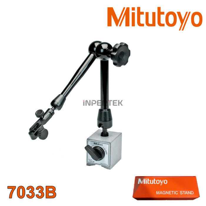 Jual Magnetic Stand MITUTOYO 7033B Dudukan Flexible Universal Stang Magnet Dial Indikator ...