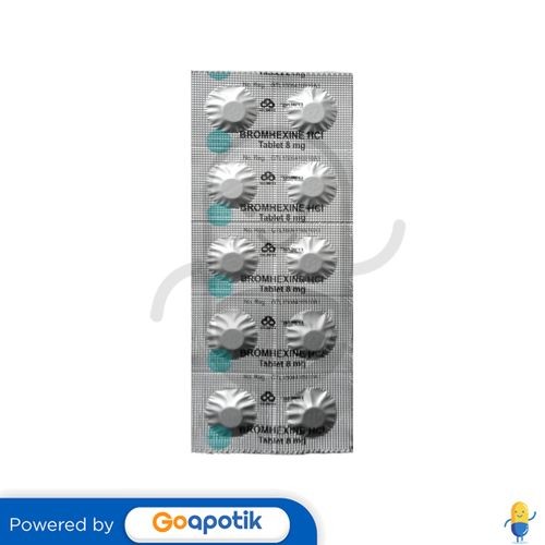 Jual Bromhexine Hcl Erlimpex 8 Mg Strip 10 Tablet | Shopee Indonesia