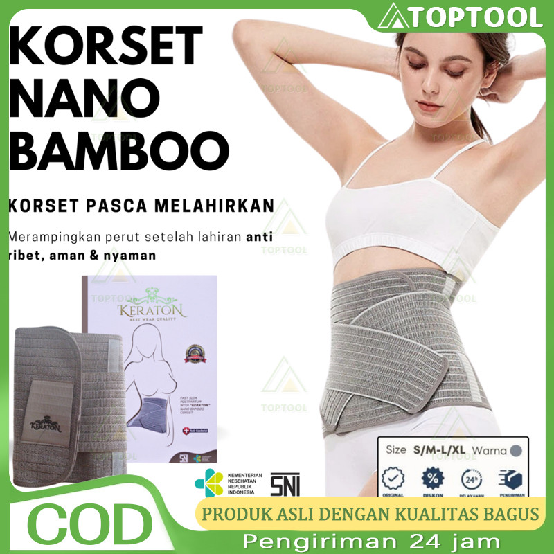 Jual Korset Nano Bamboo Korset Pelangsing Pasca Melahirkan Normal ...