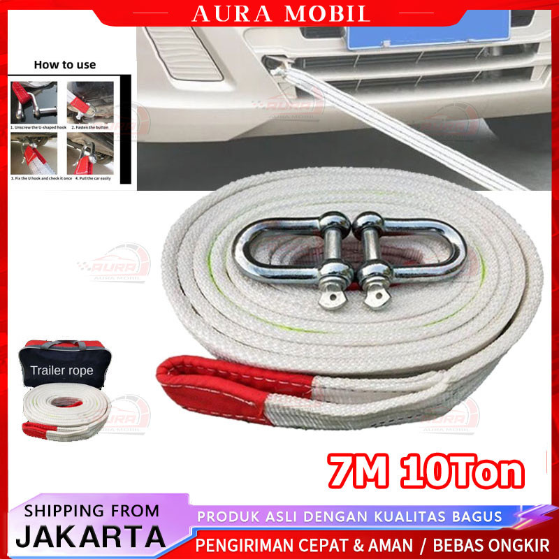 Jual 10 Ton 7M Mobil dengan Tali Trailer Mobil Penyelamatan Mobil Tali ...