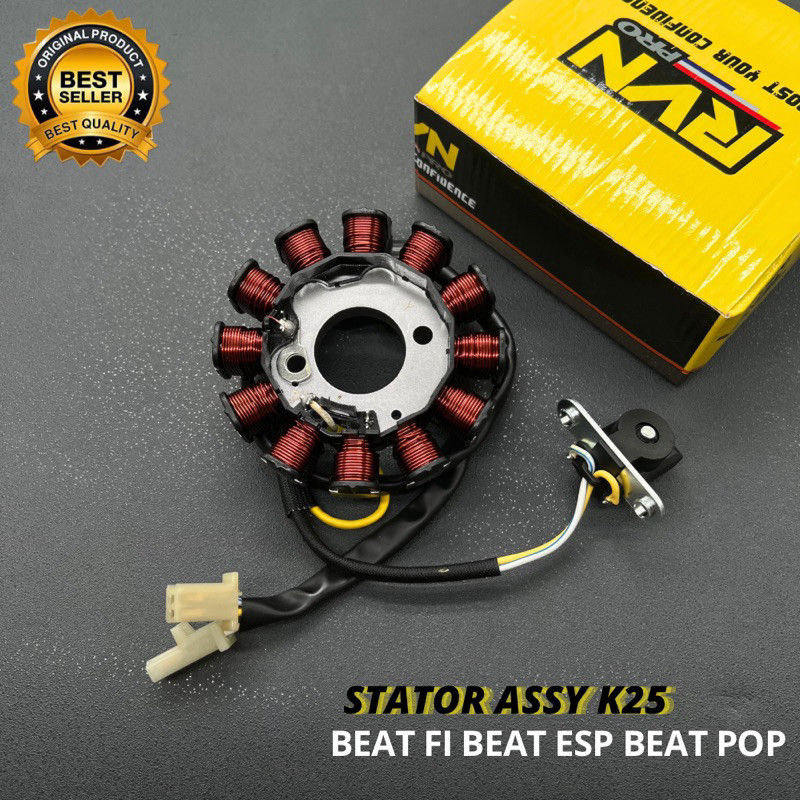 Jual SPULL SPUL SEPUL SPOL STATOR COMP K25 BEAT FI SCOOPY FI VARIO 110 ...