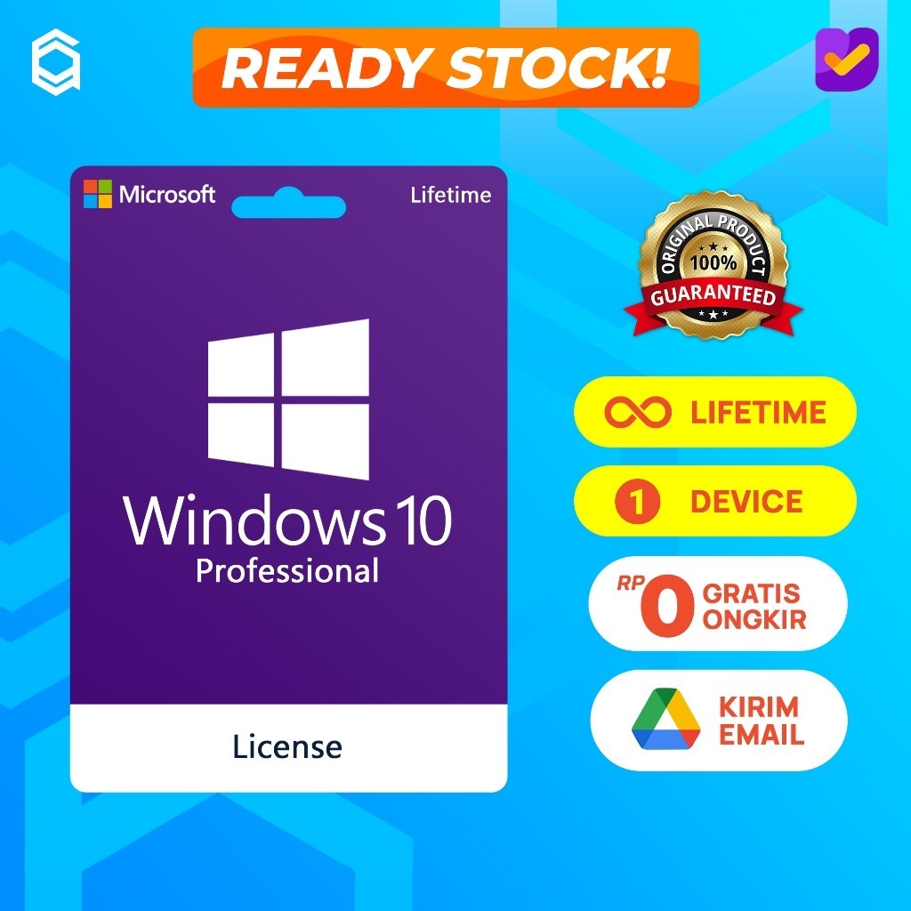 Jual Windows 10 Pro Profesional Professional Original Termurah Lifetime ...