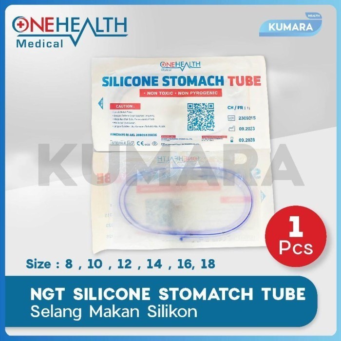 Jual ONEHEALTH NGT Silicone Stomach Tube 8 10 12 14 16 18 FR | Shopee ...