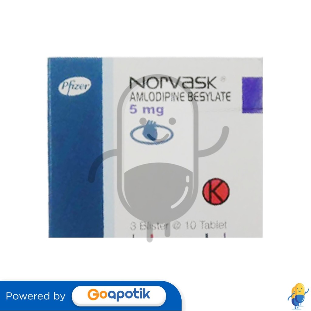 Jual Norvask 5 Mg Box 30 Tablet | Shopee Indonesia