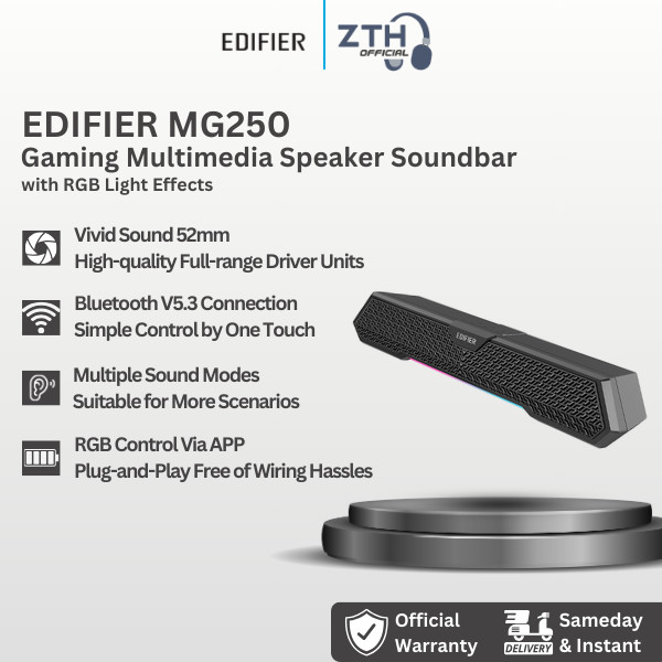 Jual EDIFIER MG250 Multimedia Speaker Soundbar Gaming RGB Light Effects ...