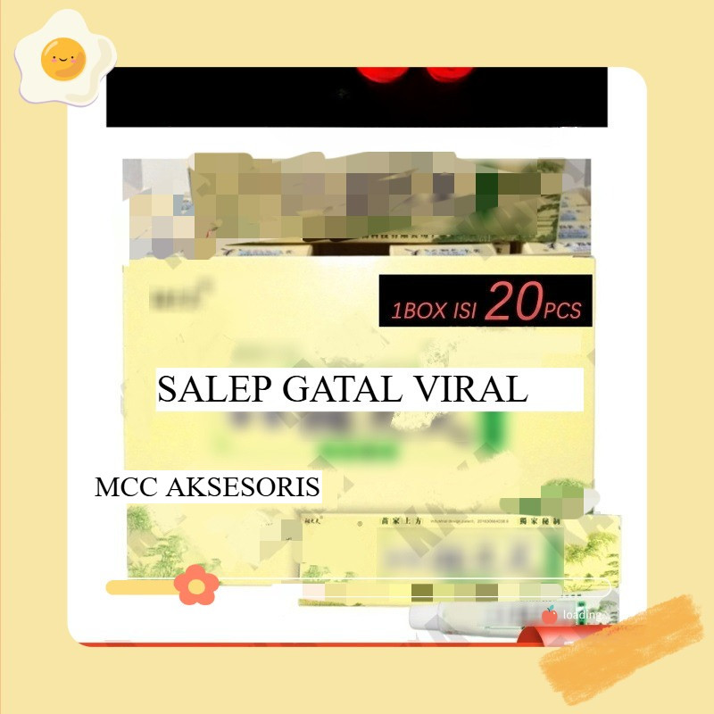 Jual MCC per BOX ISI 20 PCS Salep Gatal Alergi Jerawat Salep Viral ...