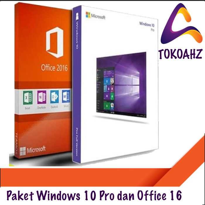 Jual Paket Lisensi Windows 10 Pro & Lisensi Office 2016 Pro Plus ...