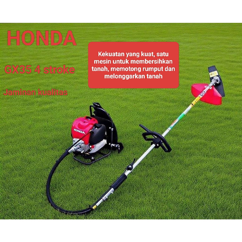 Jual Fullset Lengkap Honda 4-Stroke High Power Lawn Mower GX35 Multi-Fungsi Honda Mitsuru Mesin ...