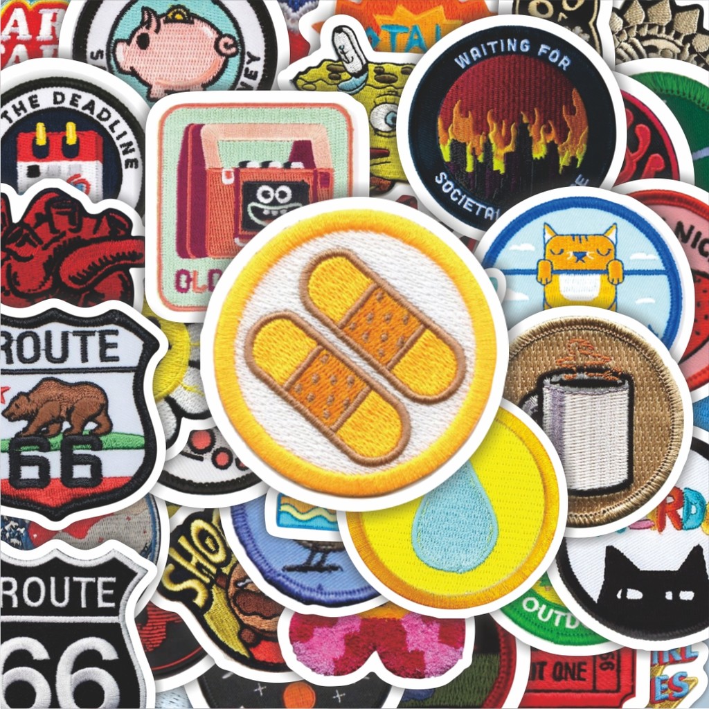 Jual 100PCS Lucu Stiker Patch V11 Stiker Aesthetic Stiker Anti Air ...