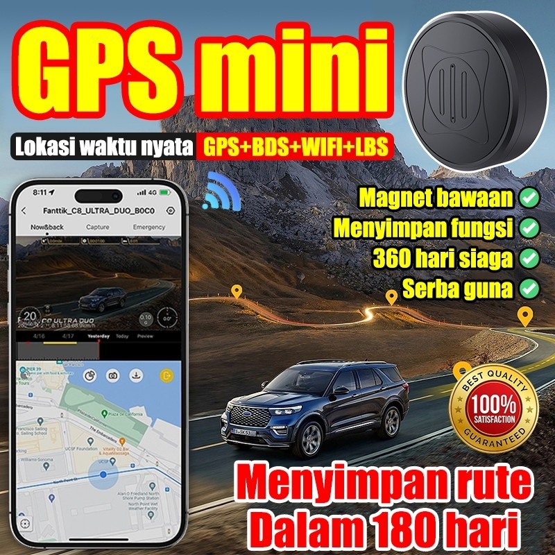 Jual Gps Mini Pelacak Lokasi Model Terbaru GF10 2024 Gps Mobil Gps ...