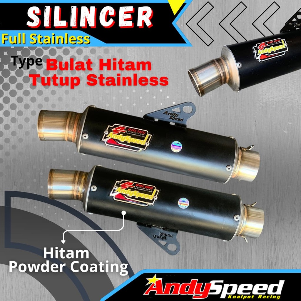 Jual SILINCER MATIC UNIVERSAL ANDY SPEED | Shopee Indonesia