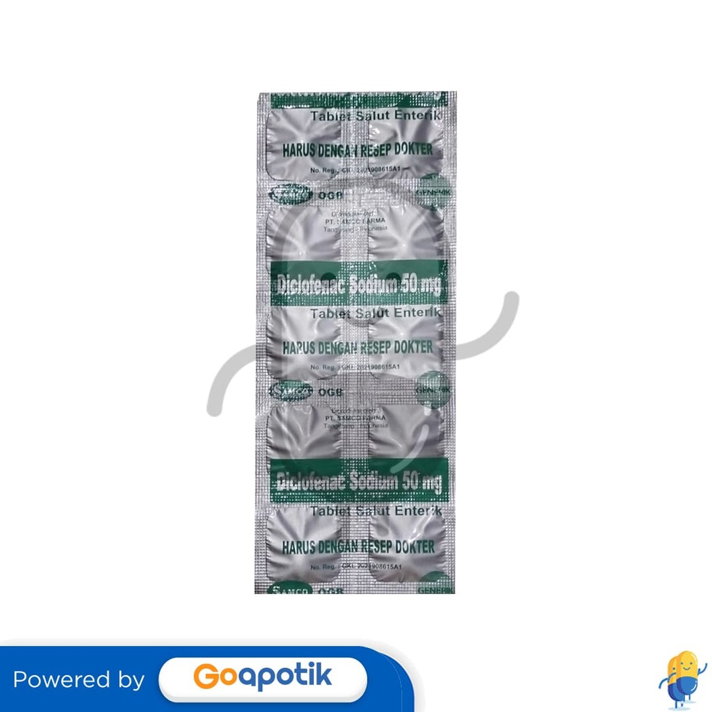 Jual Diclofenac Sodium Samco 50 Mg Strip 10 Tablet | Shopee Indonesia