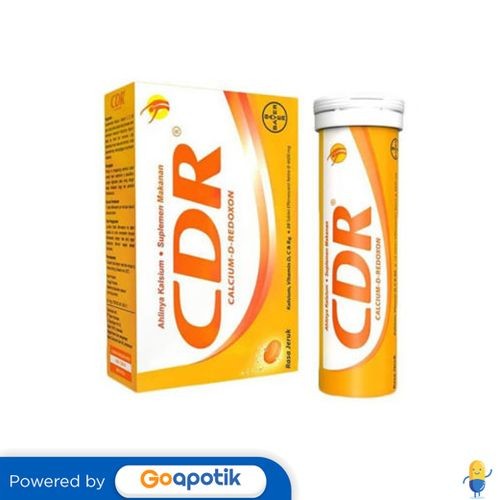 Jual Cdr Effervescent Rasa Jeruk Box 20 Tablet | Shopee Indonesia