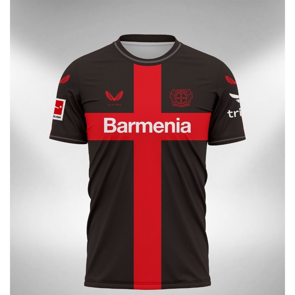 Jual Jersey Bayer Leverkusen Home 2023 2024 Full Patch Full Printing ...