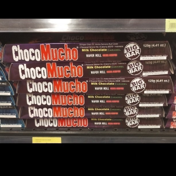Jual choco mucho big milk chocolate cokelat caramel wafer roll 125gr ...