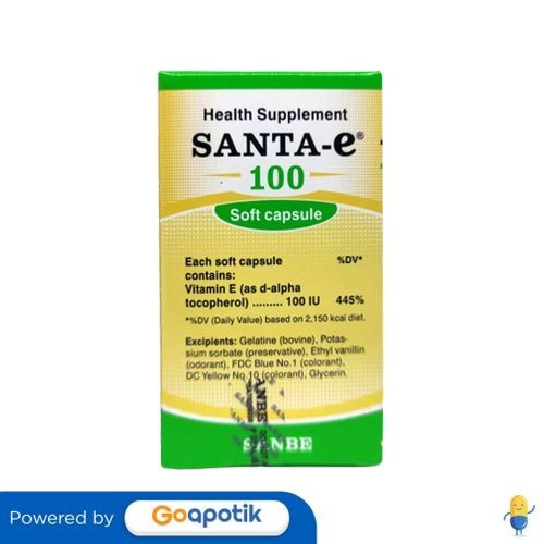 Jual Santa-E 100 Iu Botol 30 Kapsul | Shopee Indonesia