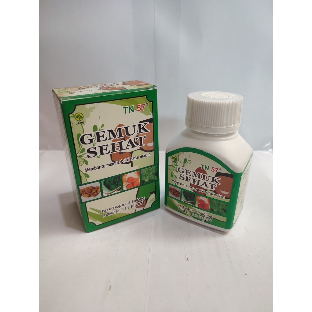 Jual Kapsul Gemuk Sehat Dan Nafsu Makan 60 kapsul Cocok Untuk Pria Dan ...
