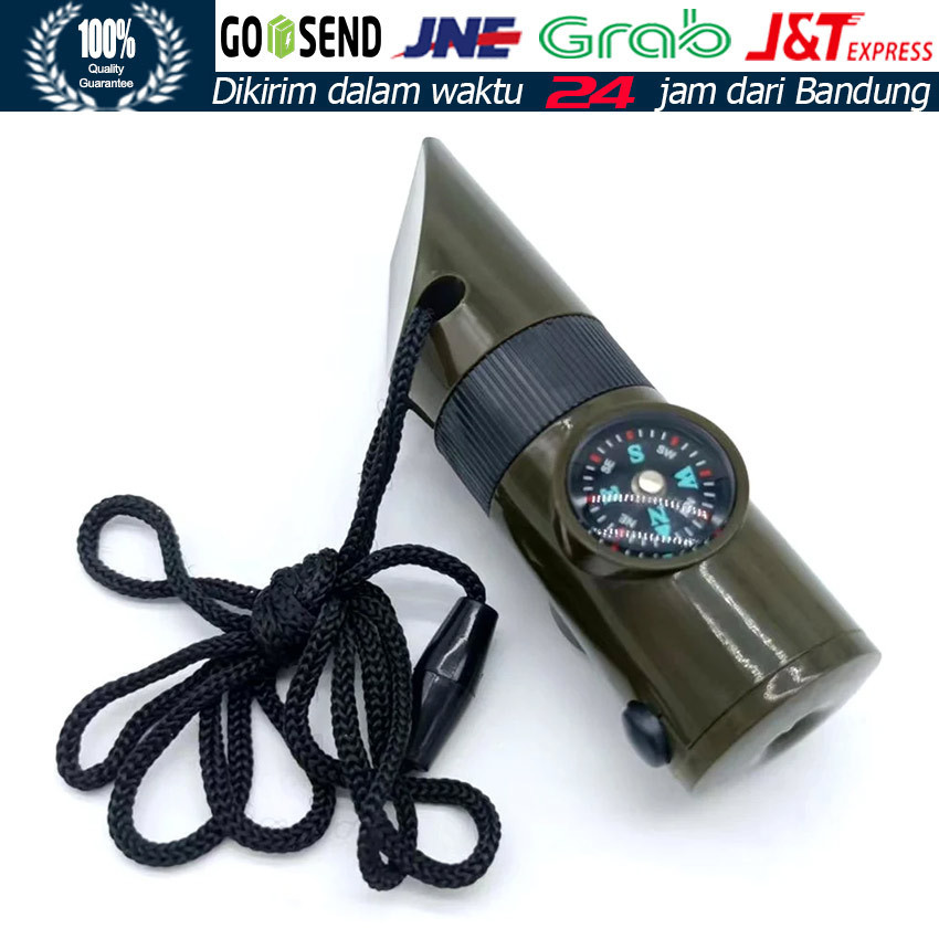 Jual 7in1 Peluit Survival Outdoor / Peluit Penyelamat Berkemah / Peluit ...
