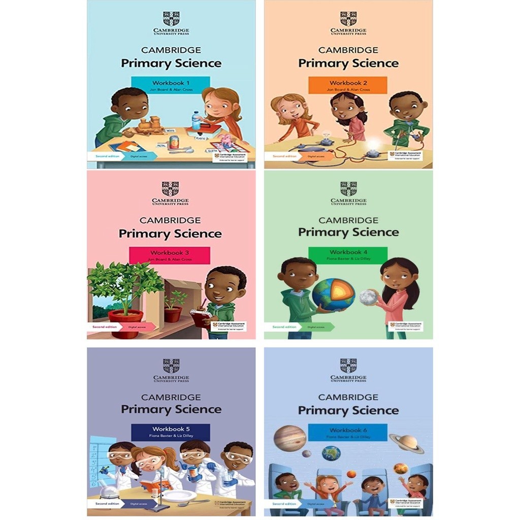 Jual Cambridge Primary Science Workbook 1 2 3 4 5 6 Second Edition With ...