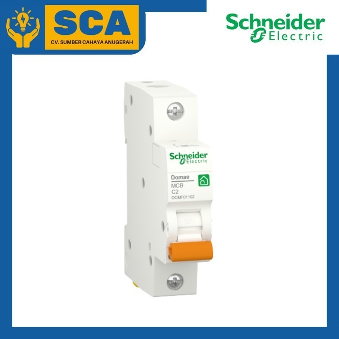 Jual MCB ORIGINAL MCB DOMAE ASLI MCB SCHNEIDER 1P MCB 1PHASE 2A 4A 6A 10A 16A 20A 32A 40A 50A ...