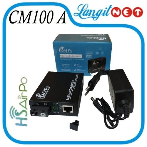Jual HS AIRPO CM100 A FIBER ETHERNET MEDIA CONVERTER 10 - 100 MBPS | Shopee Indonesia